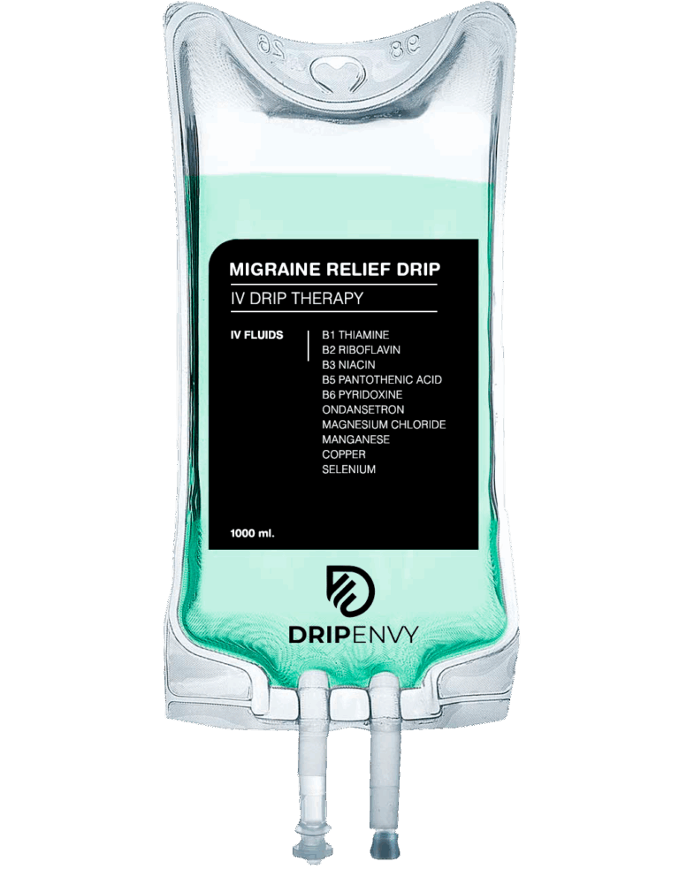 Migraine Relief IV Drip – Drip Envy – IV Drips. Anywhere. Anytime.